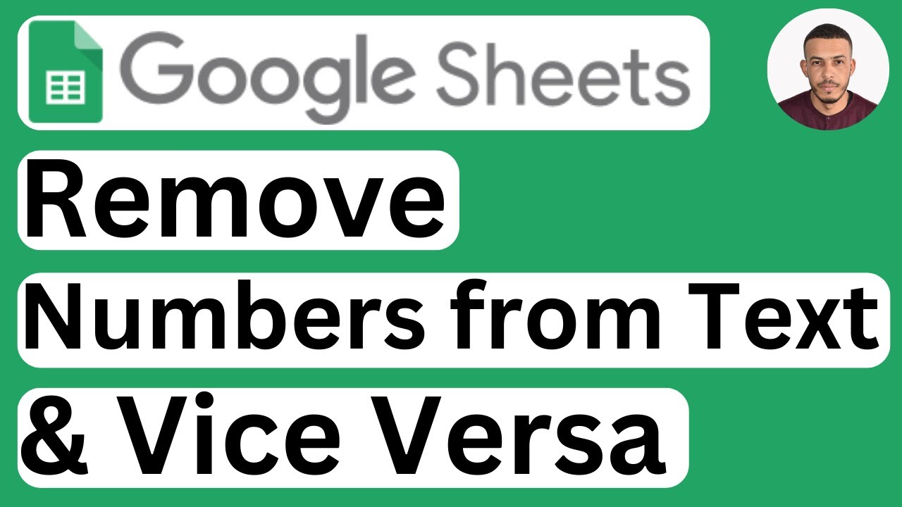 How To Remove Numbers From Text In Google Sheets Easy To Follow Youtube