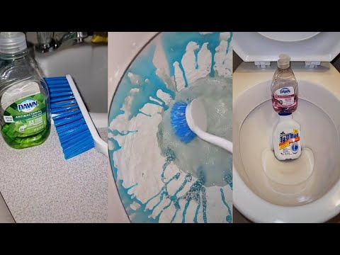 Asmr Tiktok Bathroom Cleaning Part 2 Cleaning Therapy Youtube