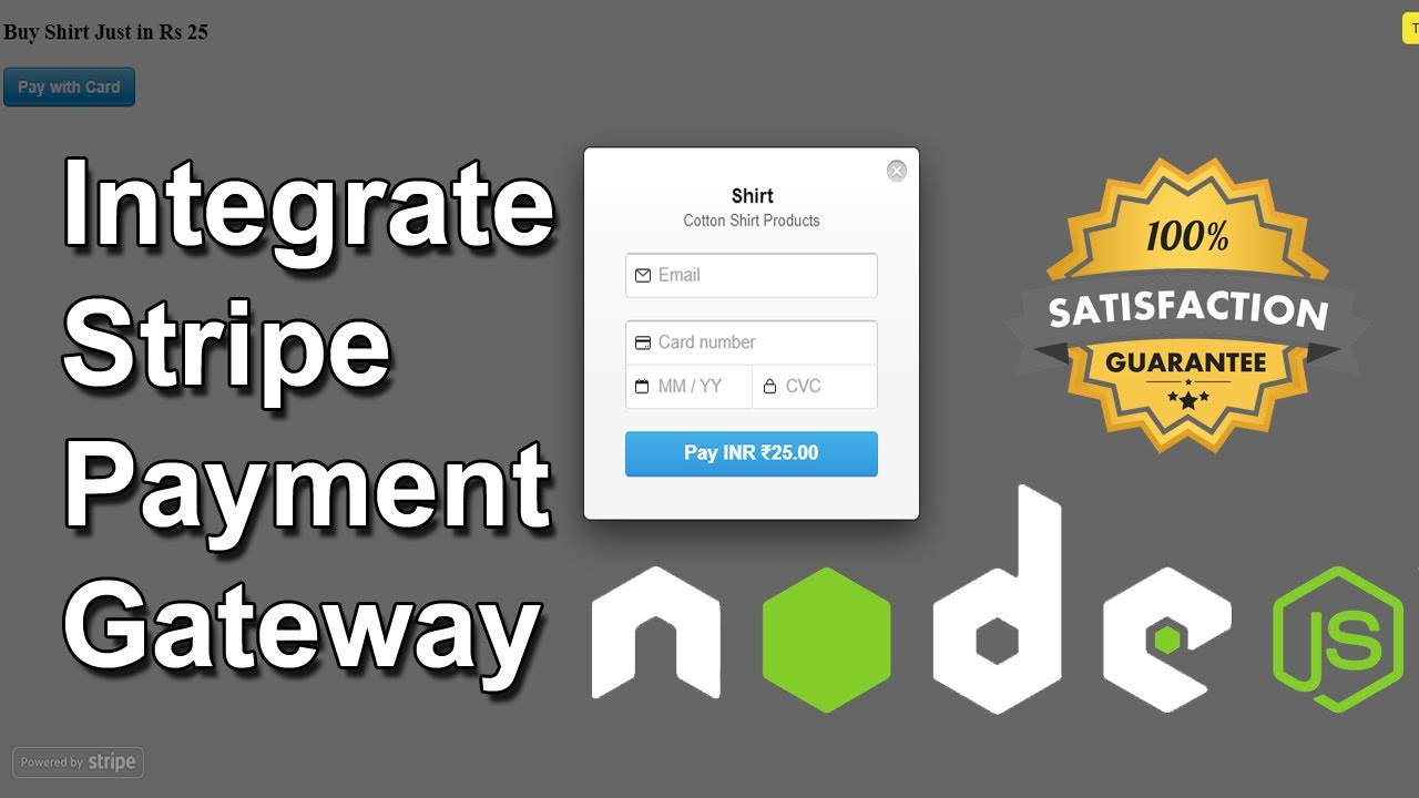 How To Integrate Stripe Payment Gateway In Node Js Stripe Payment
