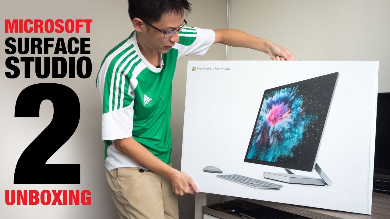 Unboxing The Microsoft Surface Studio 2 Youtube