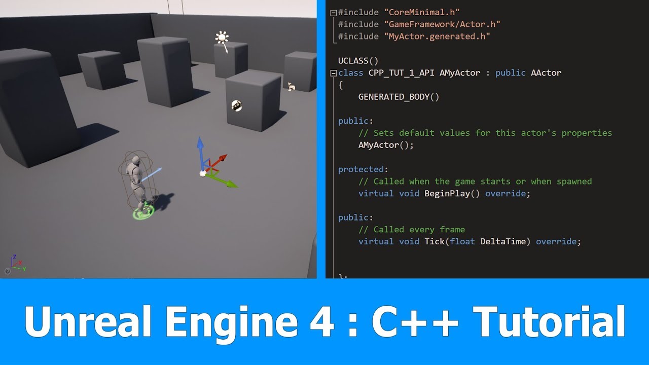 Unreal Engine 4 C Tutorial Getting Started Youtube