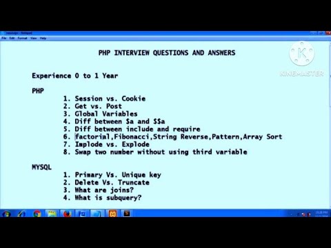 Php Interview Questions Answers Php Programming Interview Questions