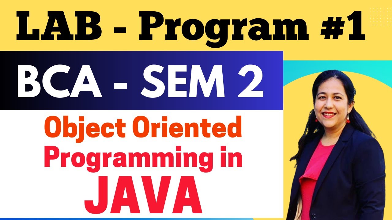 Object Oriented Programming Using Java Java Practical Exam Bca B