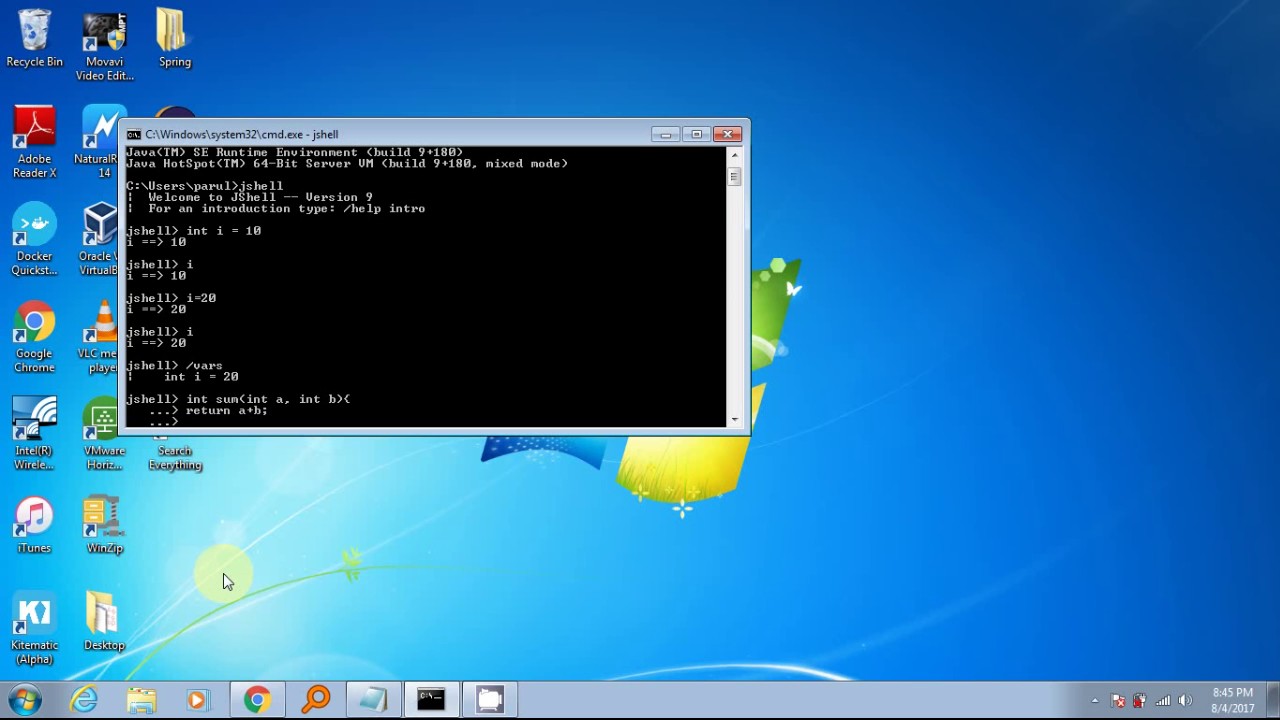 Complete Jshell Tutorial With Examples In Java 9 Youtube