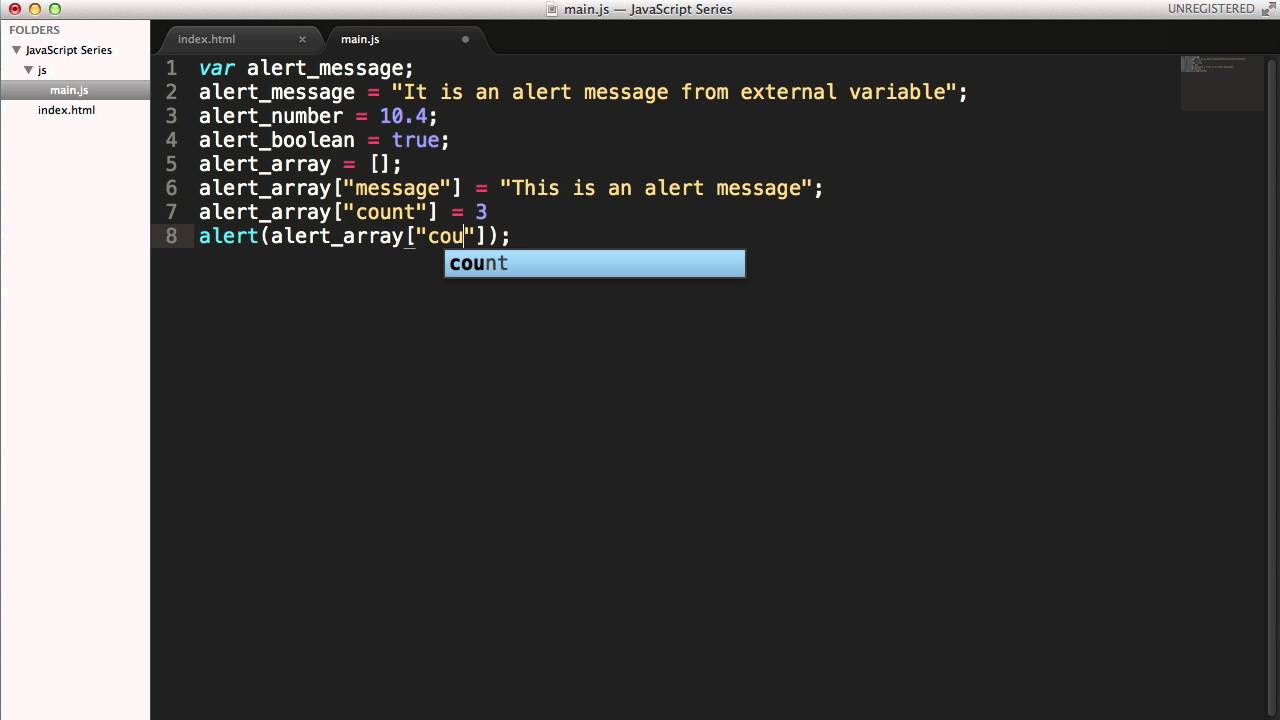 Associative Array In Javascript Youtube