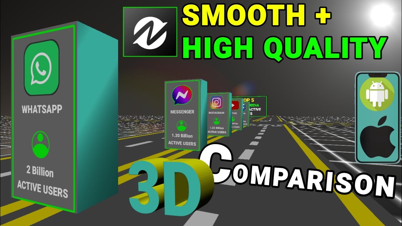 How To Make 3d Comparison Video In Mobile Vidtricks Youtube