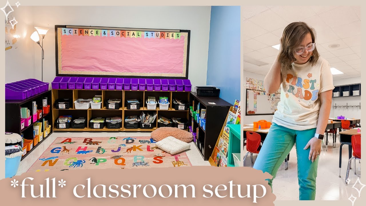 Classroom Setup Complete 1st Grade Classroom Setup Youtube