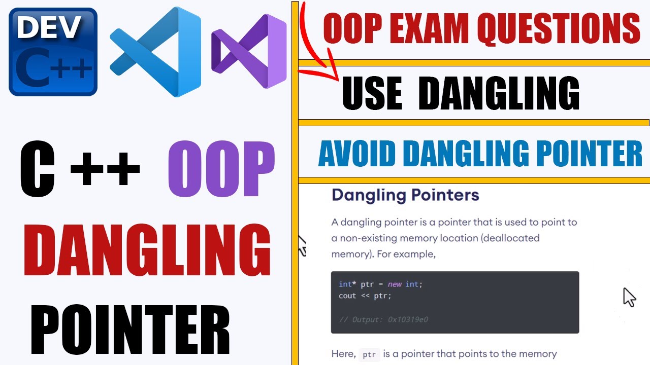 Dangling Pointers In Oop C Programming Youtube