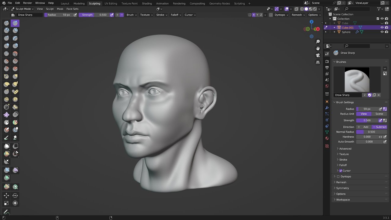 Head Sculpting Timelapse Youtube