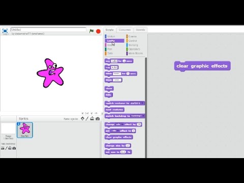 Scratch Tutorial How To Clear Graphic Effects Youtube