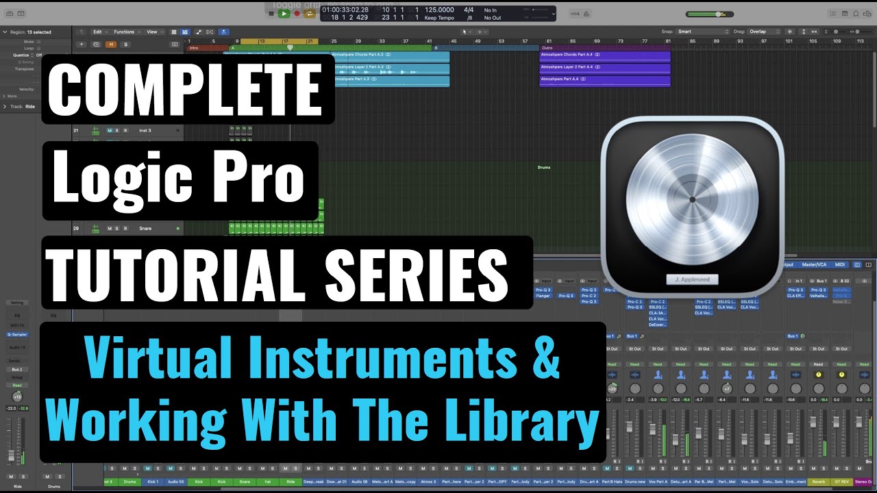 Logic Pro Complete Tutorial 37 Virtual Instruments Working With The