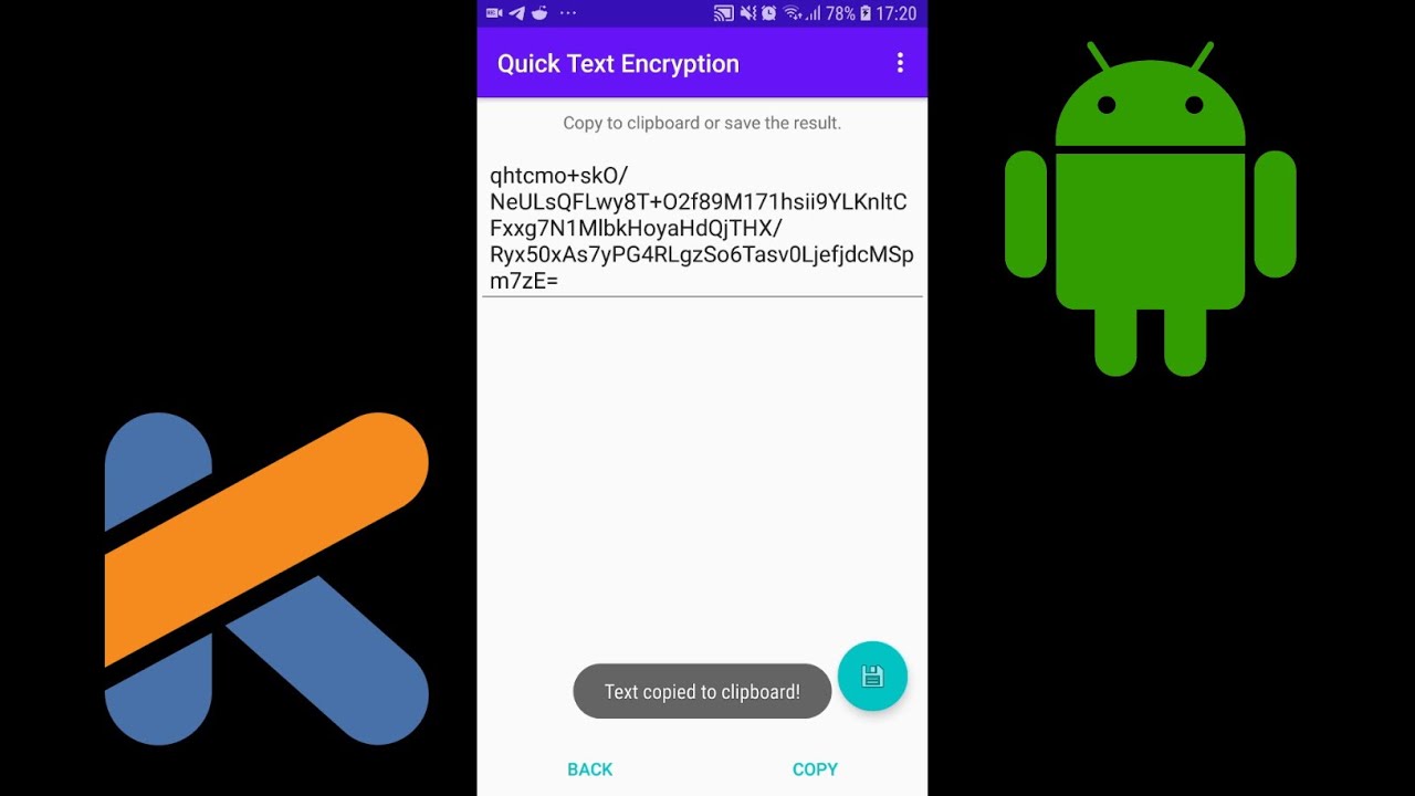 Quick Text Encryption Android App Youtube