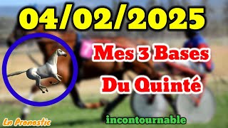 Pronostics Pmu Mes 3 Bases Incontournable Mardi 04 Mars 2025 Chantilly