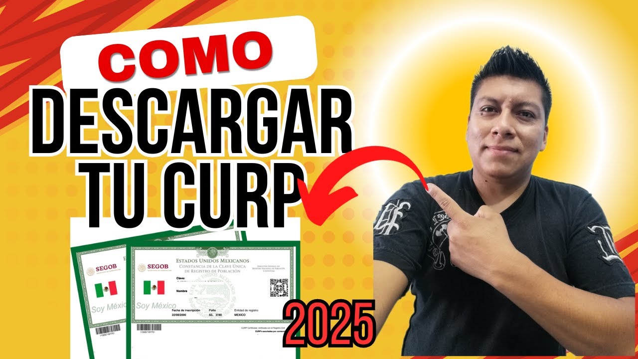 La Forma Mas Rapida De Descargar Tu Curp Sin Problemas En 2025 Youtube