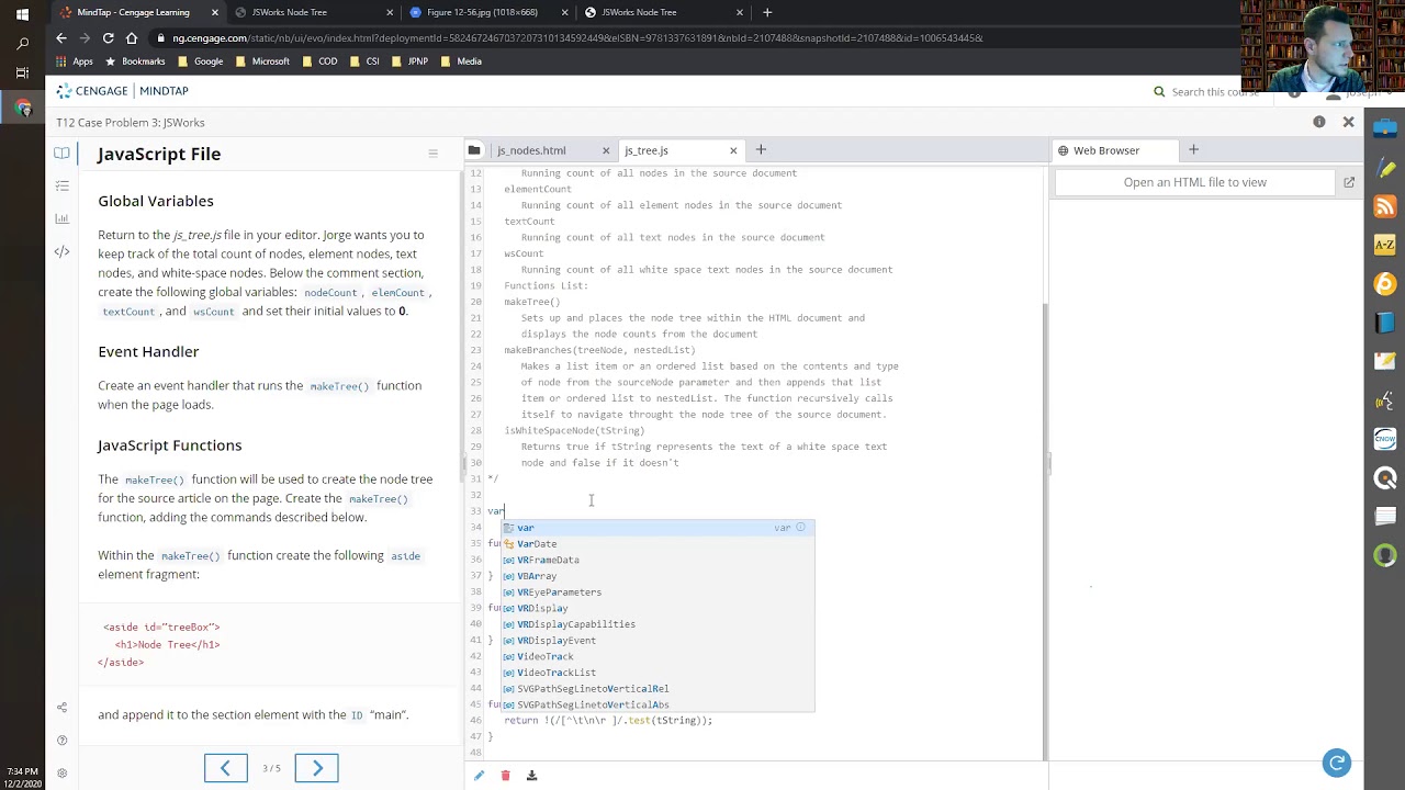 Tutorial 12 Case Problem 3 Jsworks Youtube
