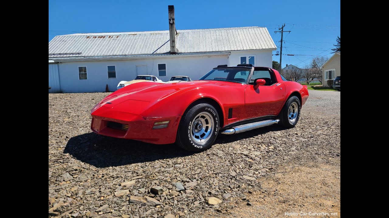 1980 Red Corvette Black Interior Youtube