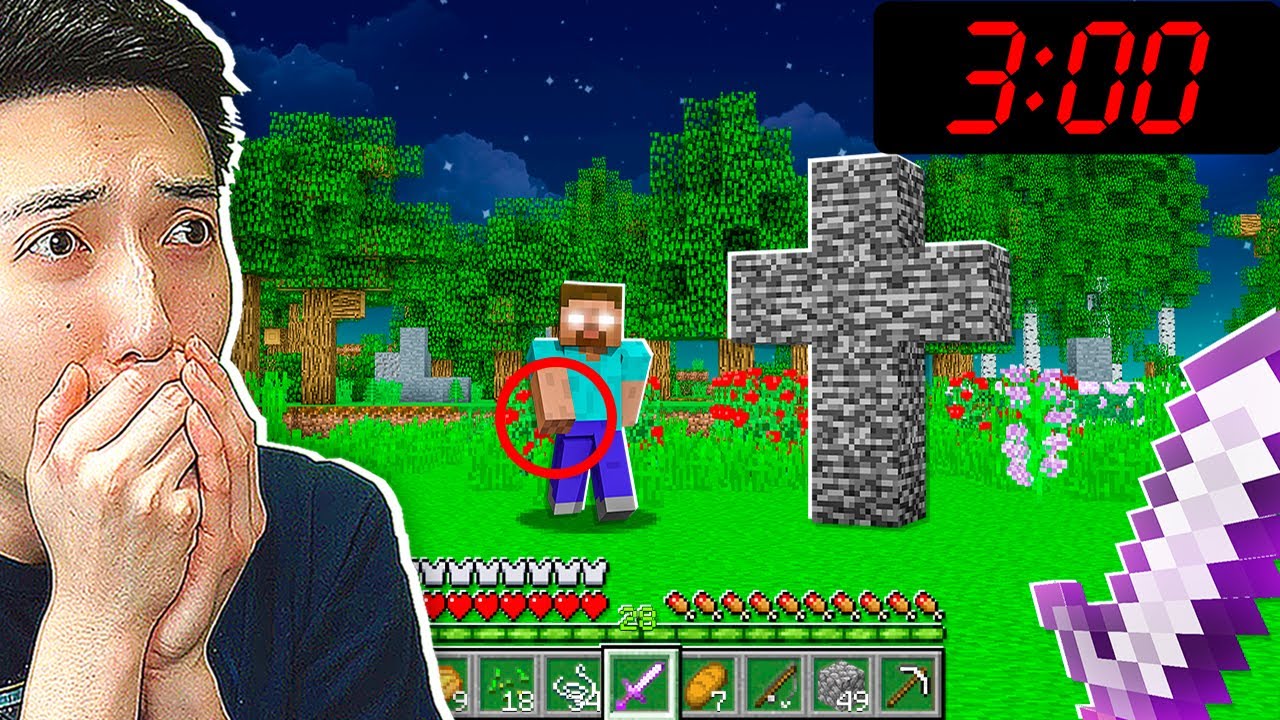 Testing Scary Minecraft Myths At 3 00 Am Youtube