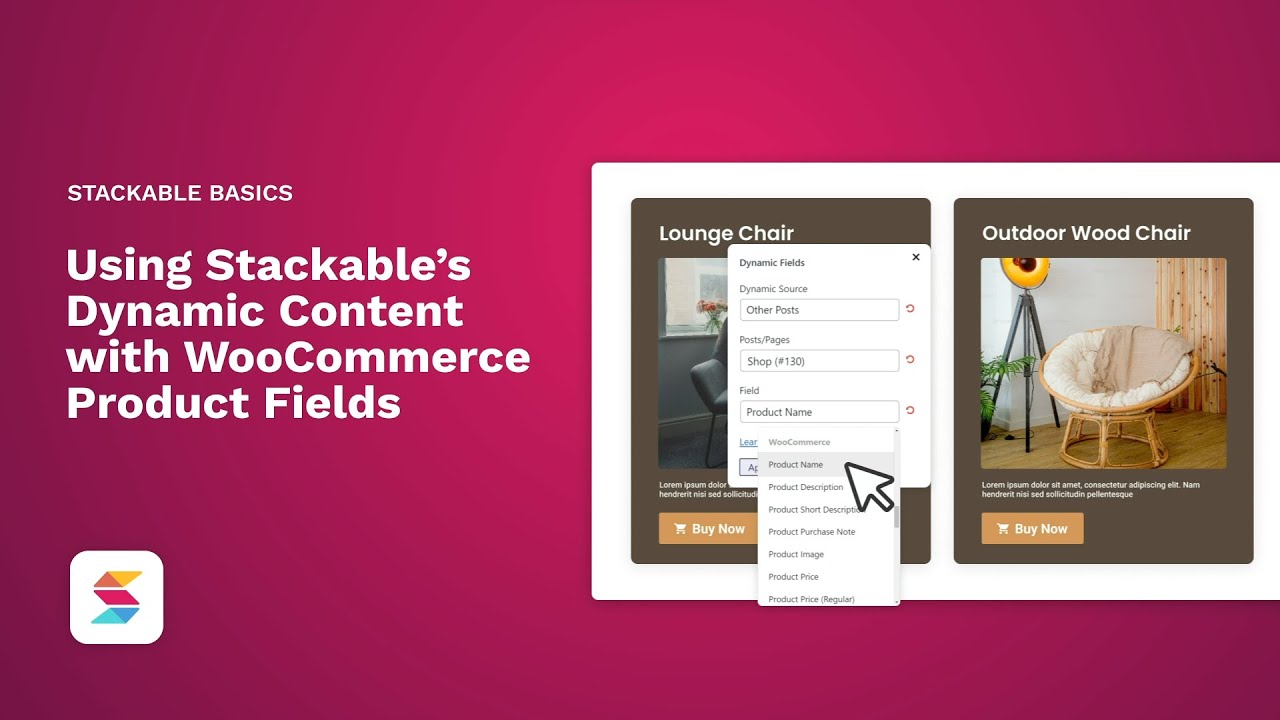 How To Use Stackable S Dynamic Content With Woocommerce Product Fields