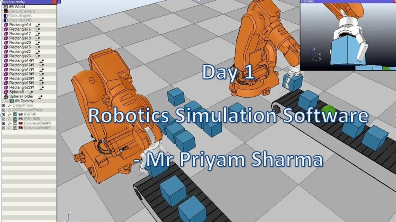 How Industrial Robotic Simulation Work Learm From Basic Youtube