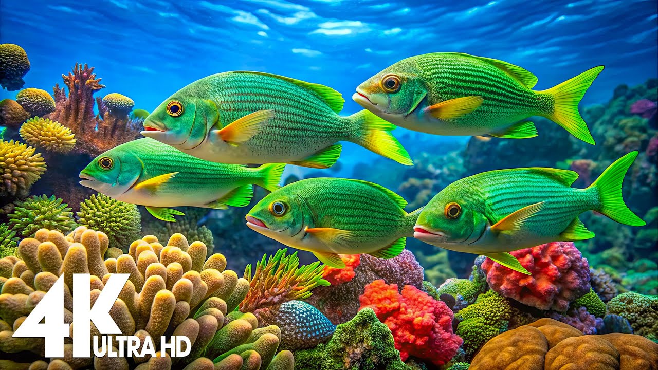 Aquarium 4k Video Ultra Hd ёяра Beautiful Coral Reef Fish Relaxation