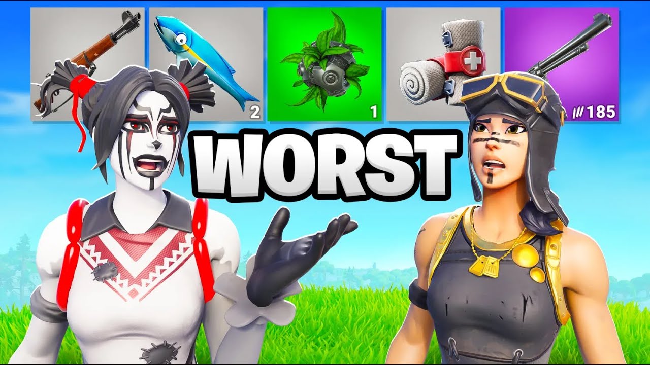 I Tested Fortnite Youtubers Worst Loadouts Youtube