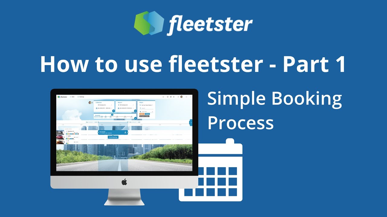 Fleetster Tutorial 1 Simple Booking Process Youtube