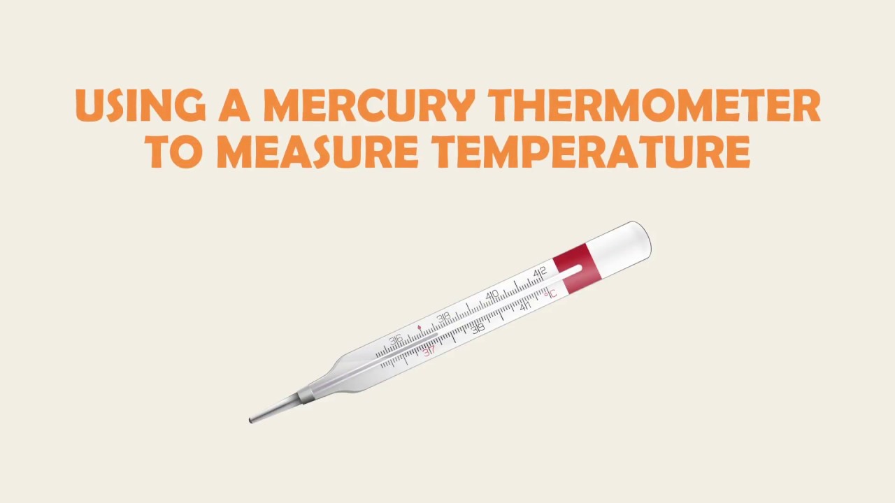 How To Use A Mercury Thermometer Youtube