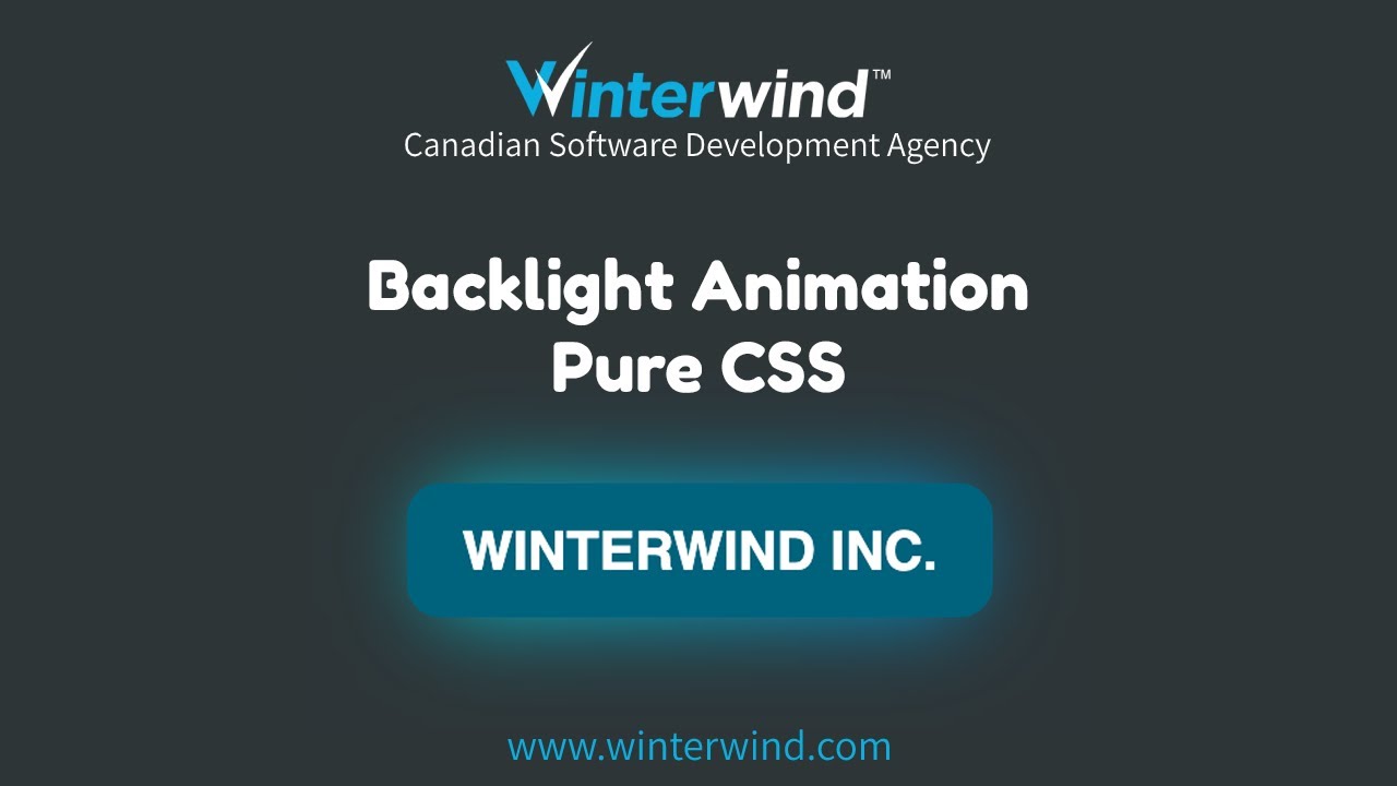 Backlight Animation With Css Youtube