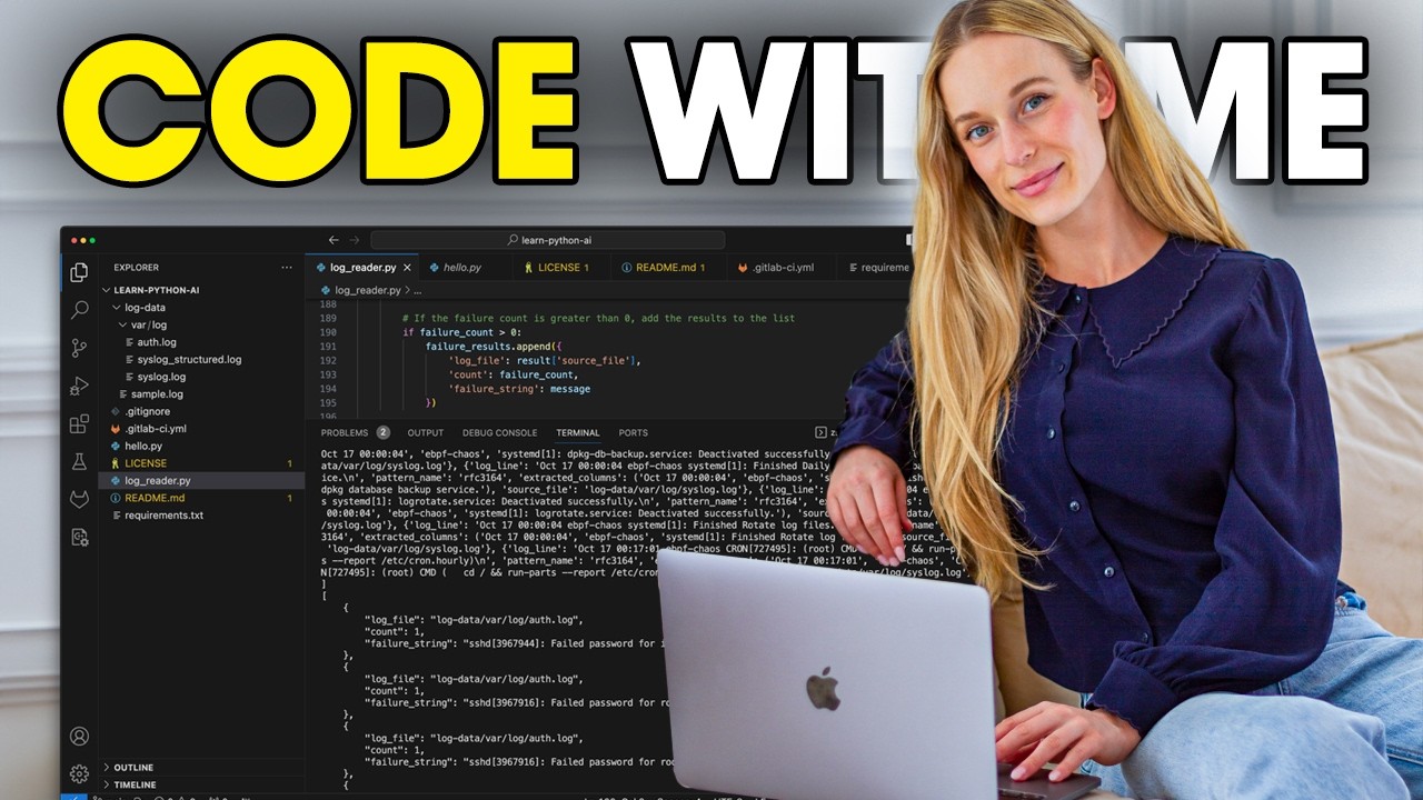 Code With Me Automating My Life With Python And Ai Youtube