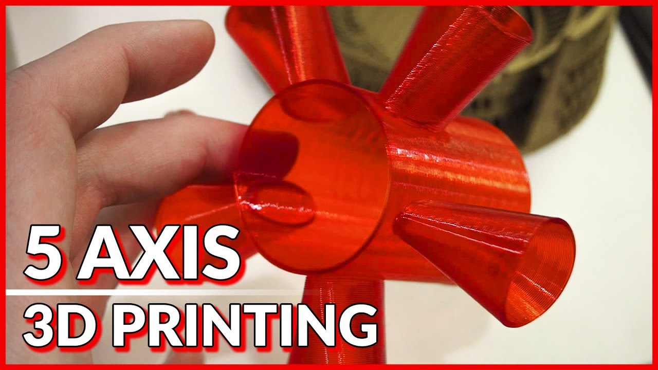 5 Axis 3d Printer Cnc Ethereal Machines Ces 2018 Youtube