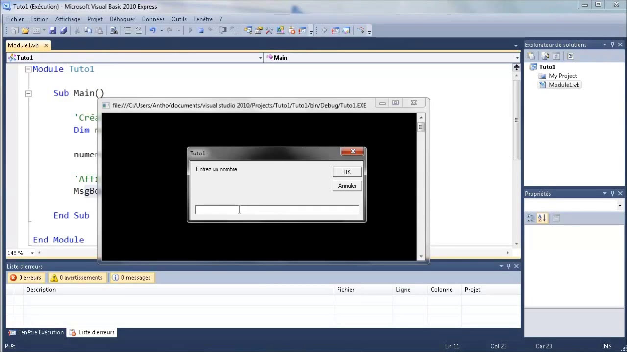 Visual Basic 3 Les Variables Youtube
