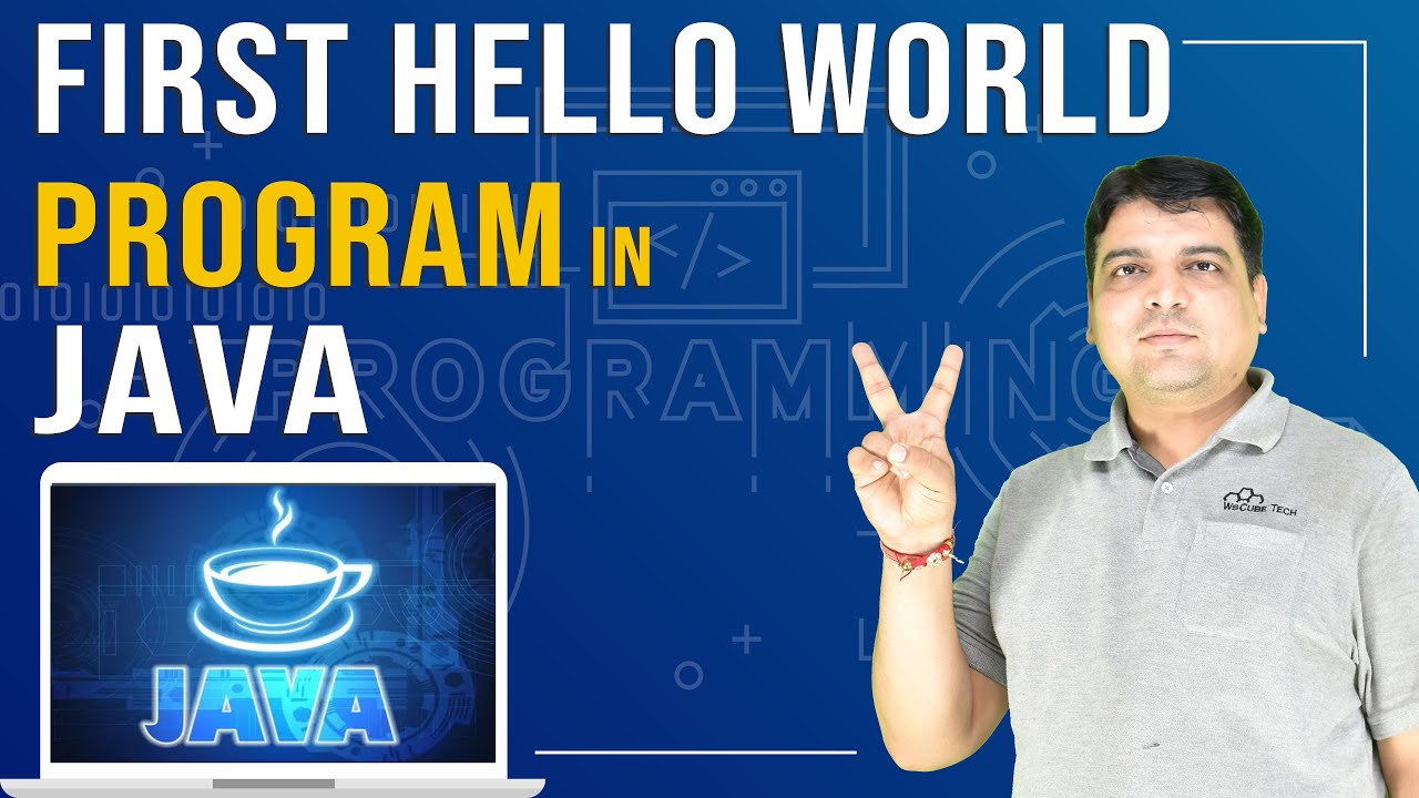 First Hello World Program In Java Java Tutorial For Beginners Part