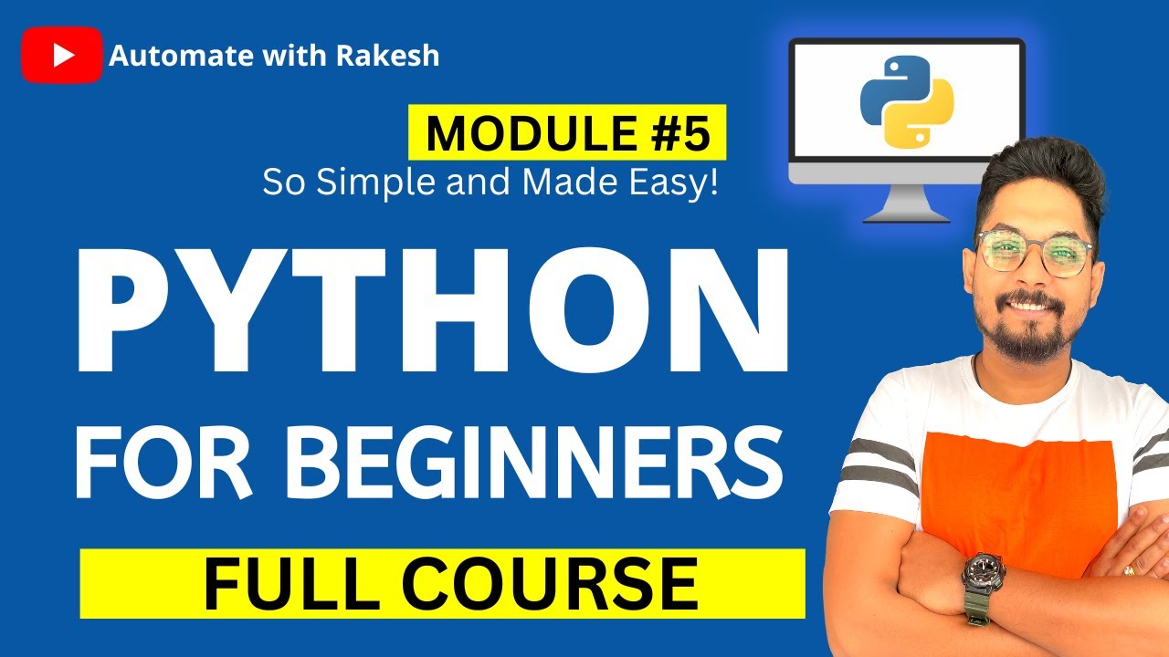 Python For Beginners Full Course Module 5 Youtube