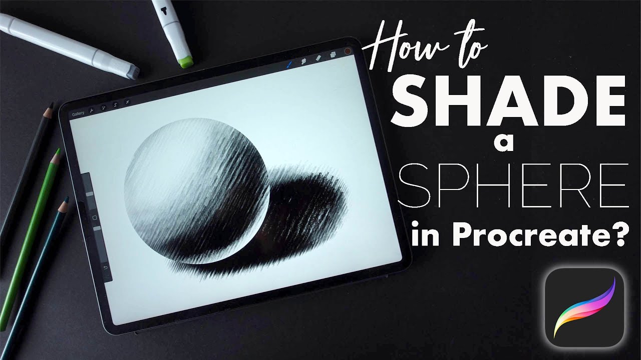 How To Shade A Sphere In Procreate A Easy Tutorial For Beginners