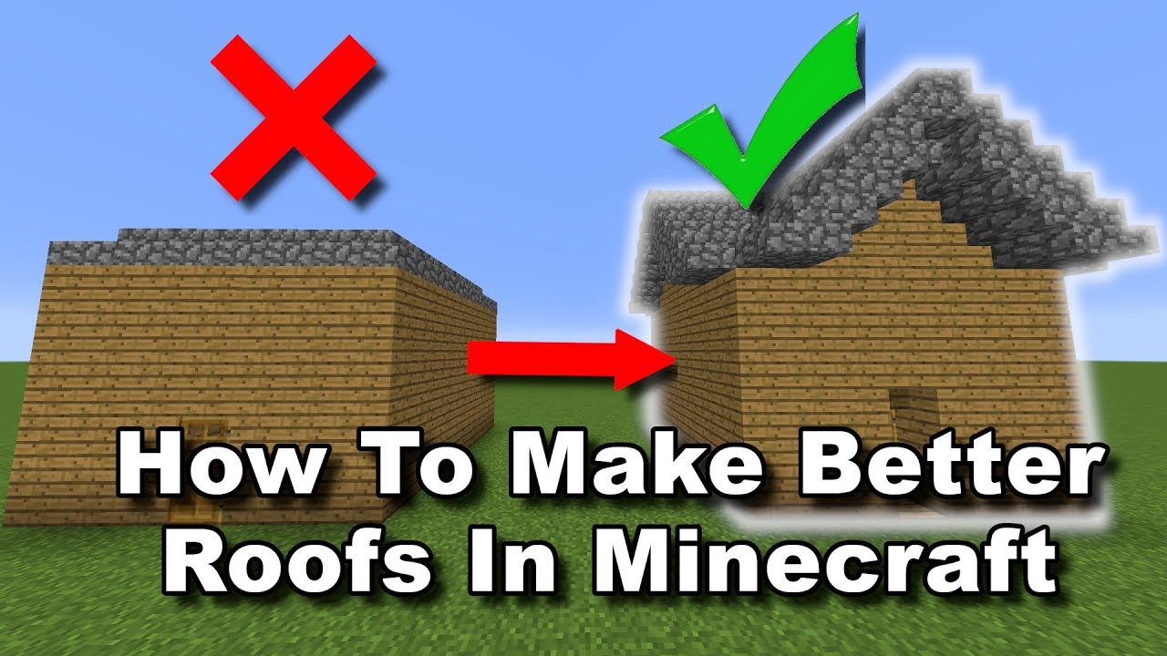 How To Make Better Roofs In Minecraft Youtube