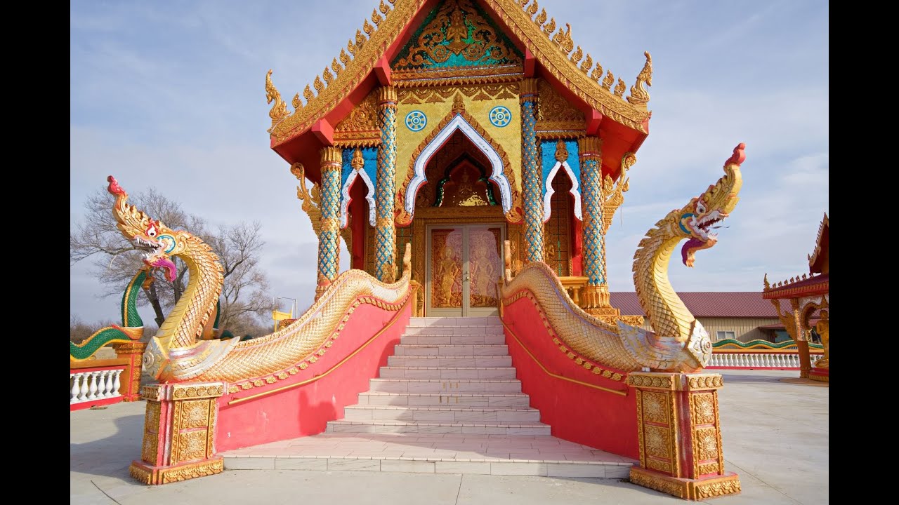 Lao Temple In Wichita Kansas Usa Youtube