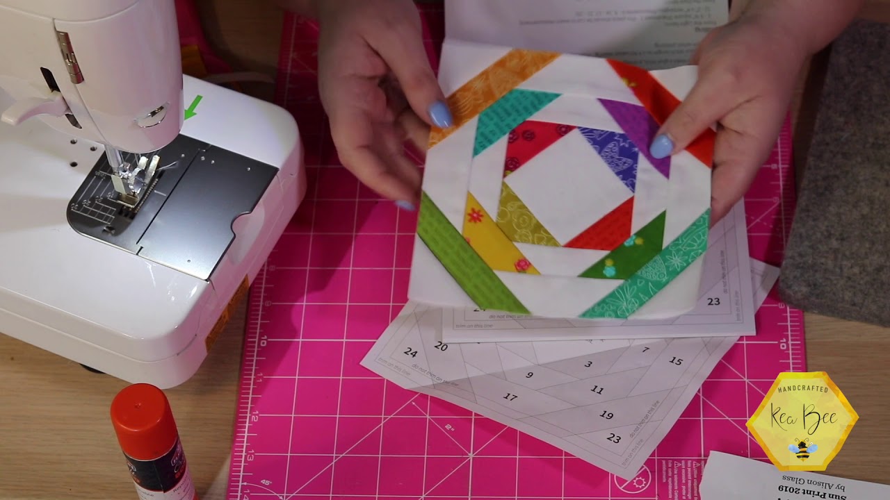Foundation Paper Piecing Pineapple Quilt Block Tutorial And New