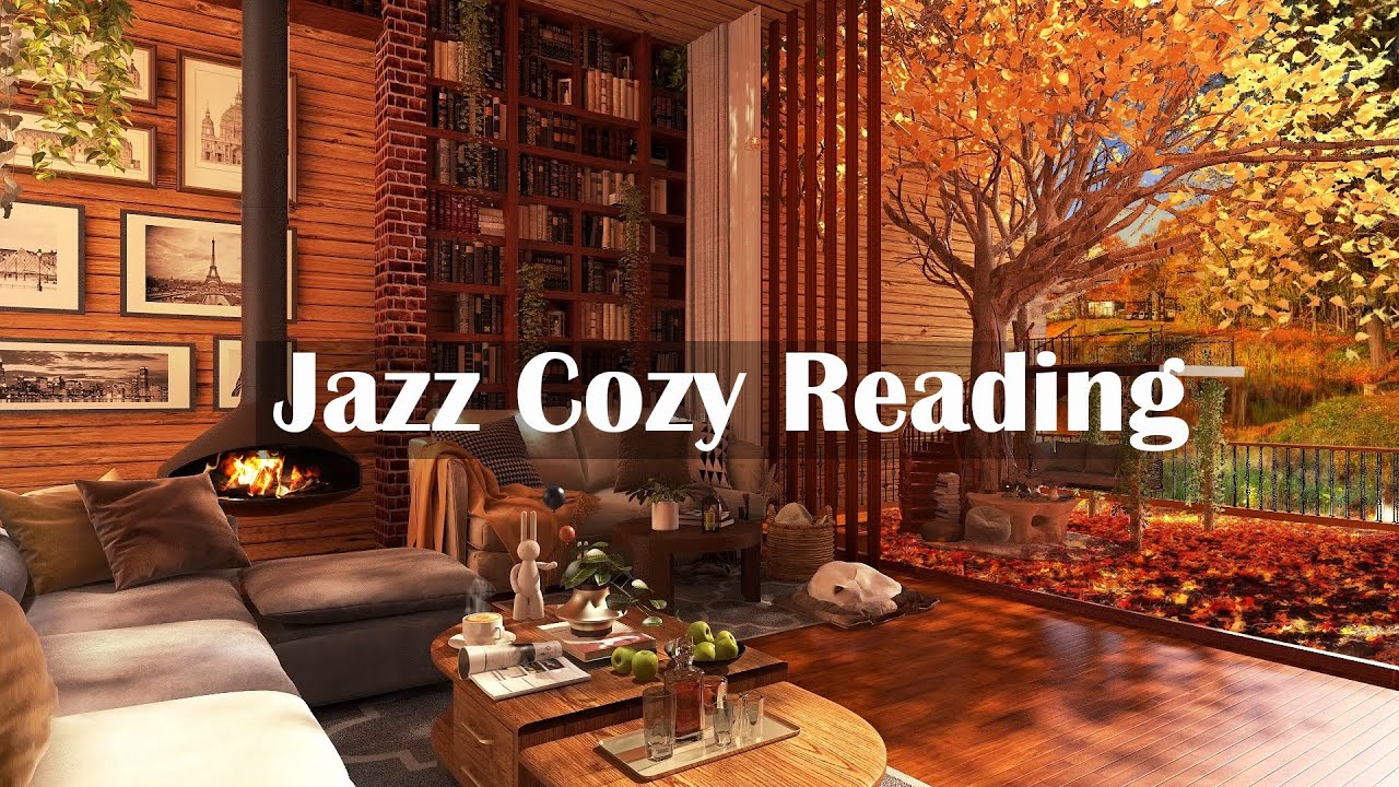 Cozy Reading Nook Ambience With Exquisite Smooth Jazz Music In The