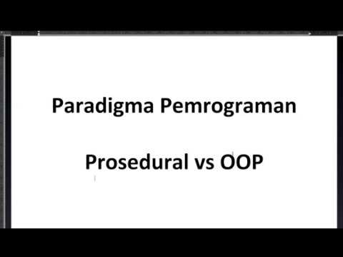 Paradigma Pemrograman Prosedural Vs Oop Part 1 Youtube
