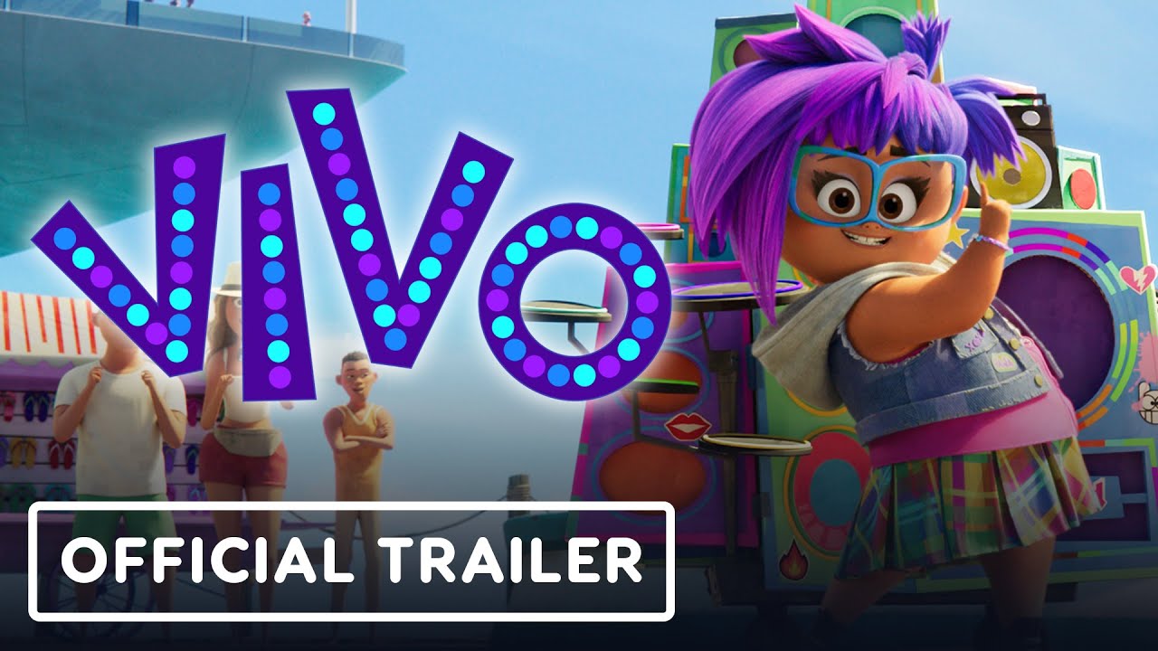 Vivo Official Trailer 2021 Lin Manuel Miranda Zoe Saldana Gloria