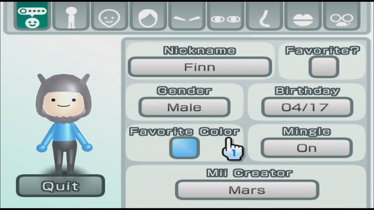 Finn The Human Adventure Time Mii 216 Youtube