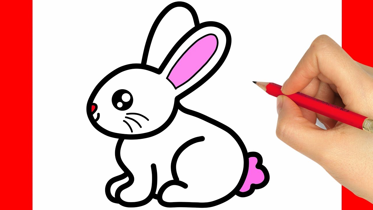 How To Draw An Easter Bunny Step By Step