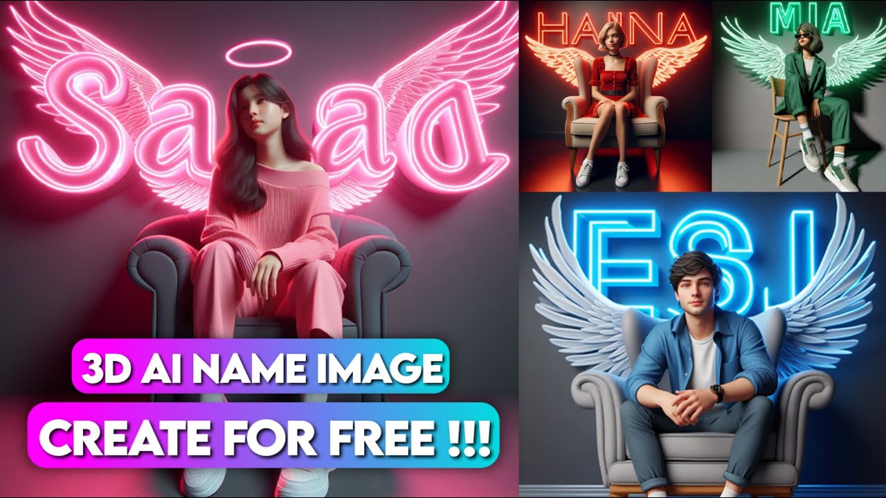 How To Create 3d Ai Name Images With Bing Ai Viral Editing Bing Image