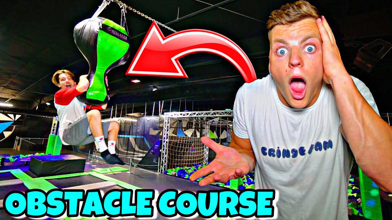 Super Trampoline Park Obstacle Course Challenge Winner Gets 10 000