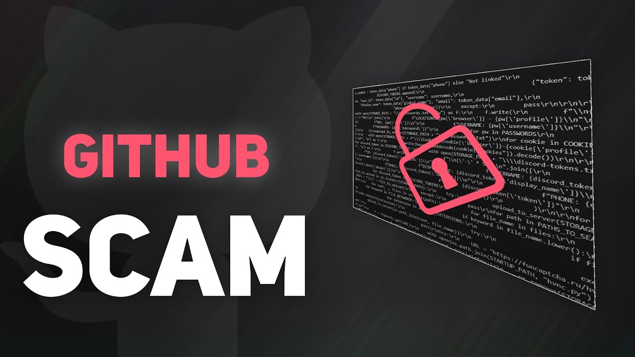 Fu King Up Github Scam Rat In Python Youtube