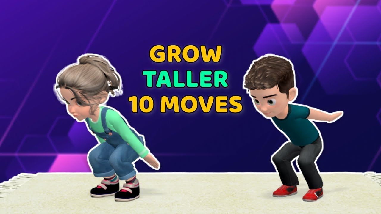 10 Kids Exercises To Grow Taller Youtube