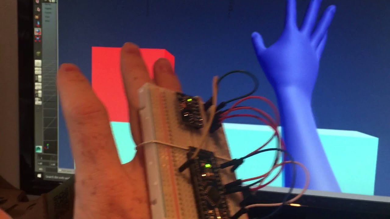 Arduino Data Glove For Unity Youtube