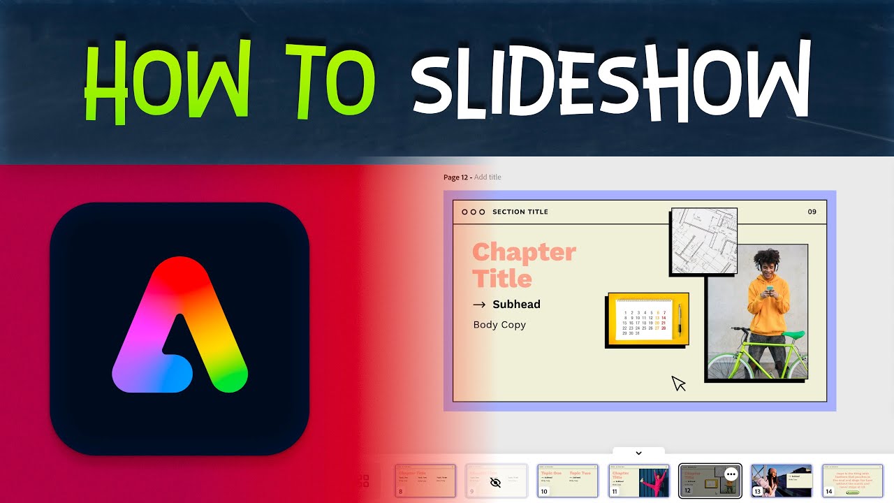 Adobe Express Slideshow Presentation Tutorial Youtube