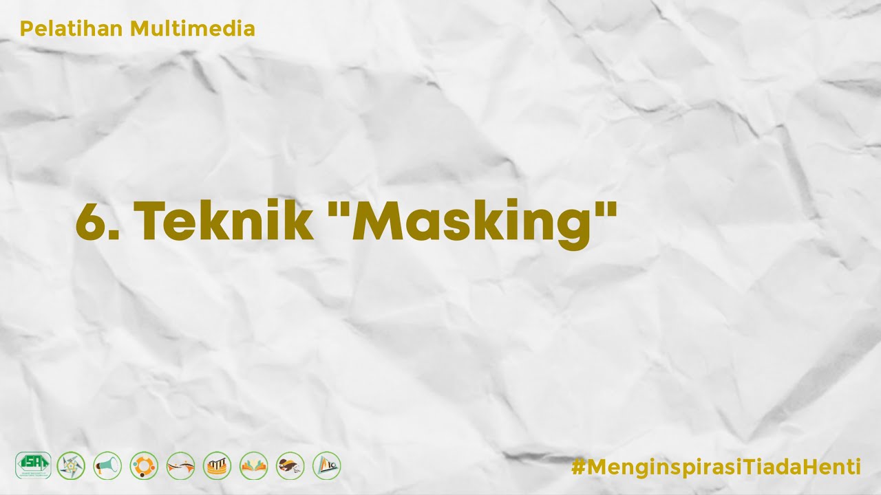 Materi 6 Teknik Masking Youtube