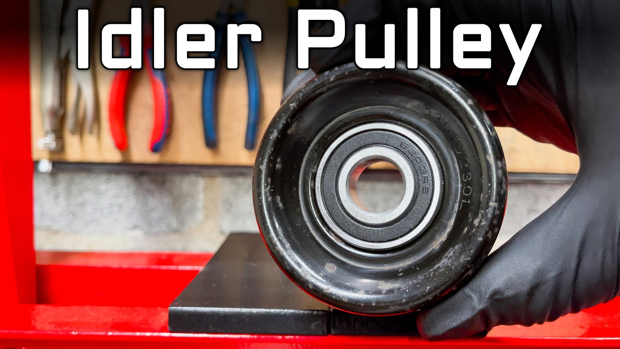 How To Replace Idler Pulley Youtube